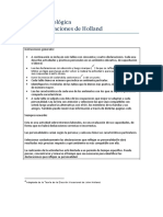 Test de Holland | PDF | Relaciones personales, crianza y desarrollo ...