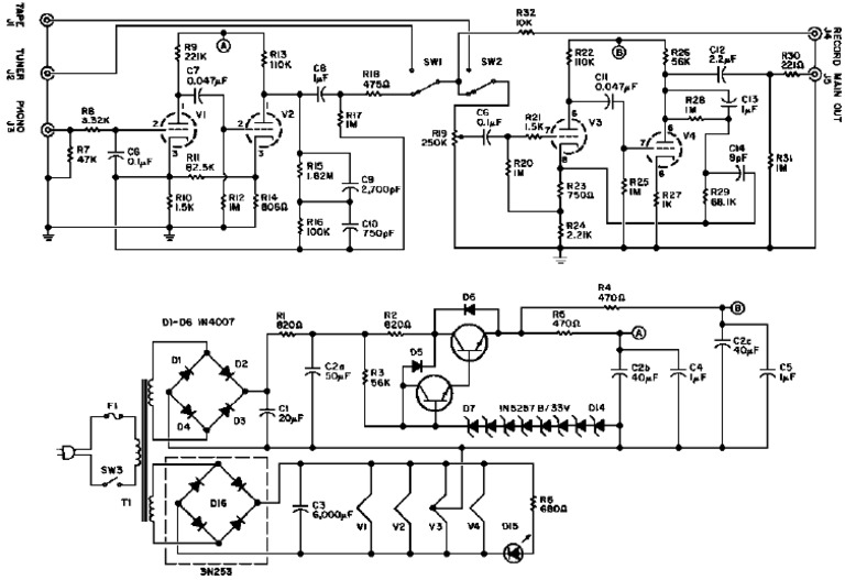 Conrad Johnson Pv2 Pre Amplifier Schematic