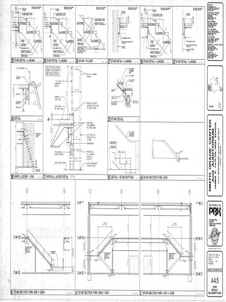 Stair Details-Enlarged Plans | PDF