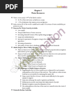 Water Resources Mind Map | PDF | Water Resources | Water