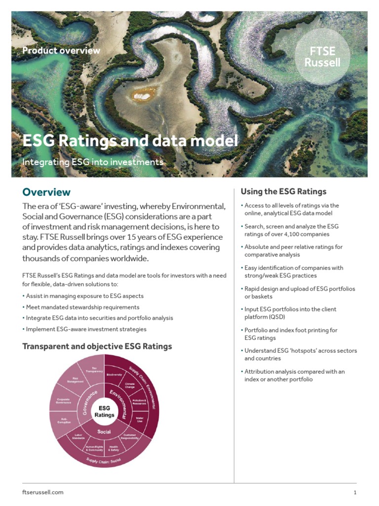 ESG Ratings and Data Model | PDF | Investment Management | London Stock ...