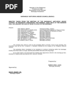 Minutes of The Meeting of Beswmc | PDF