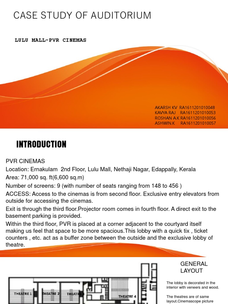 Case Study Auditorium | PDF | Drywall | Building Engineering