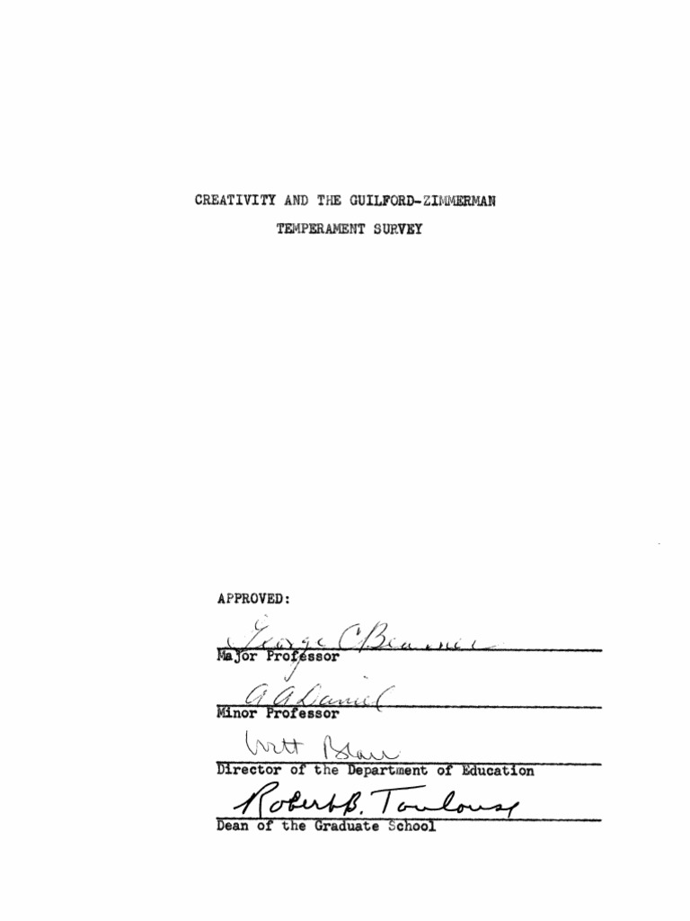 Guilford Zimmerman | PDF