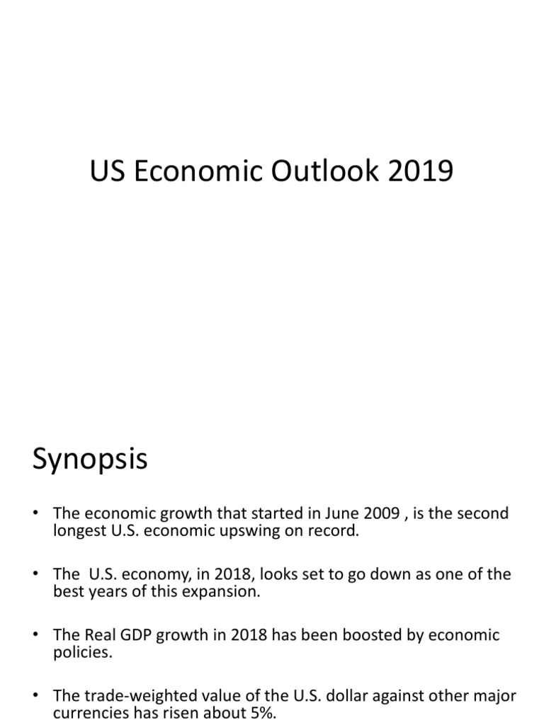 US Economic Outlook 2019 | PDF | Economy Of The United States | Fiscal ...