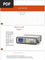 A Project Report On LCR Meter | PDF | Electrical Impedance | Electrical ...