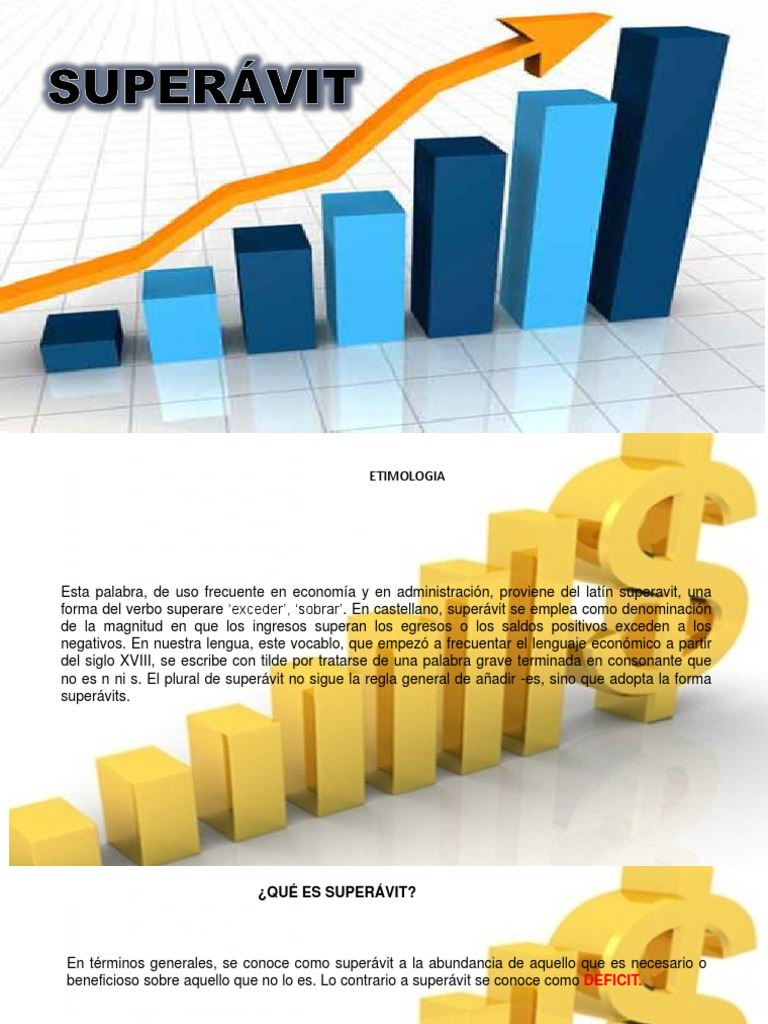 Definición y Tipos de Superávit | PDF | Balance presupuestario del ...
