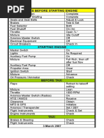 Cessna 172 Skyhawk Checklist | PDF | Takeoff | Flap (Aeronautics)