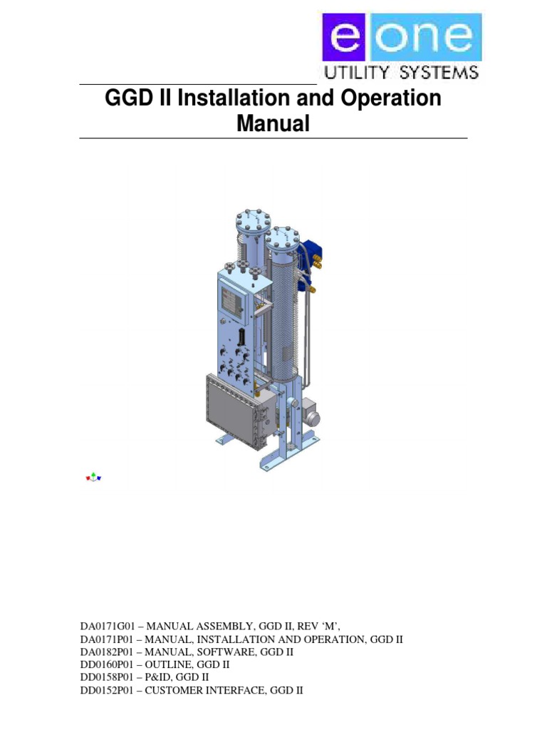 GGD II Installation and Operation Manual | PDF | Fuse (Electrical) | Relay
