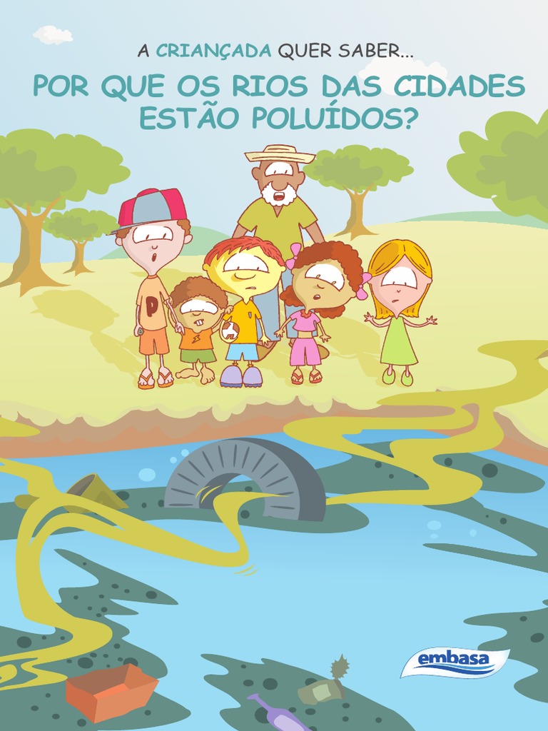 Cartilha Embasa A Criancada Quer Saber Web | PDF | Águas residuais | Enchente