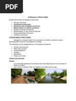 Types of Hydraulic Structures | PDF | Spillway | Dam