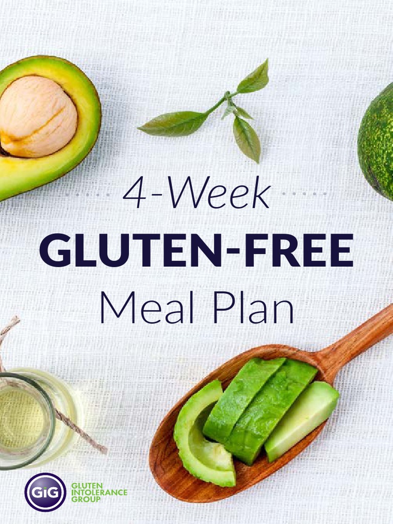 4-Week Gluten-Free Meal Plan Guide | PDF | Gluten | Coeliac Disease