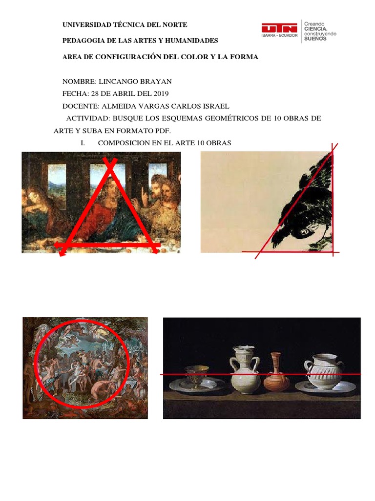 Composicion en El Arte 10 Obras | PDF