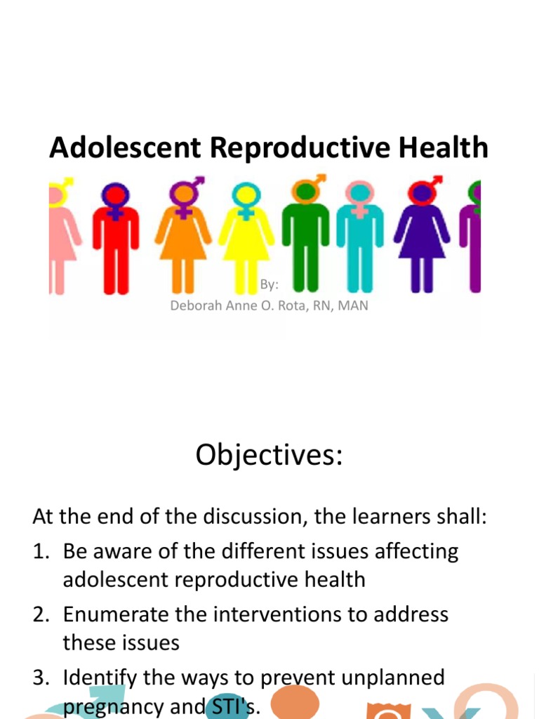 Adolescent Reproductive Health | PDF | Teenage Pregnancy | Adolescence