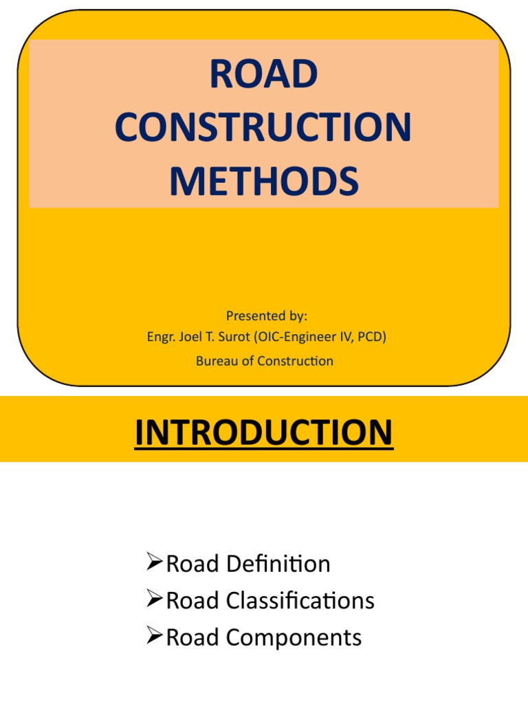 Road Const Methods | PDF | Road Surface | Concrete