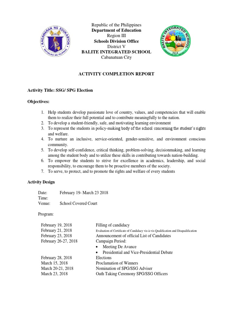 SPG_SSG ELECTION.docx | Learning | Politics