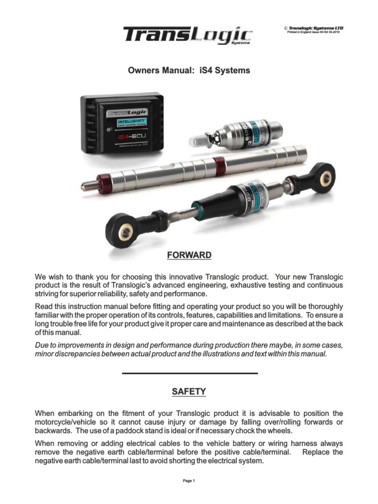 Translogic Is4 Installation Manual | PDF | Electrical Connector ...