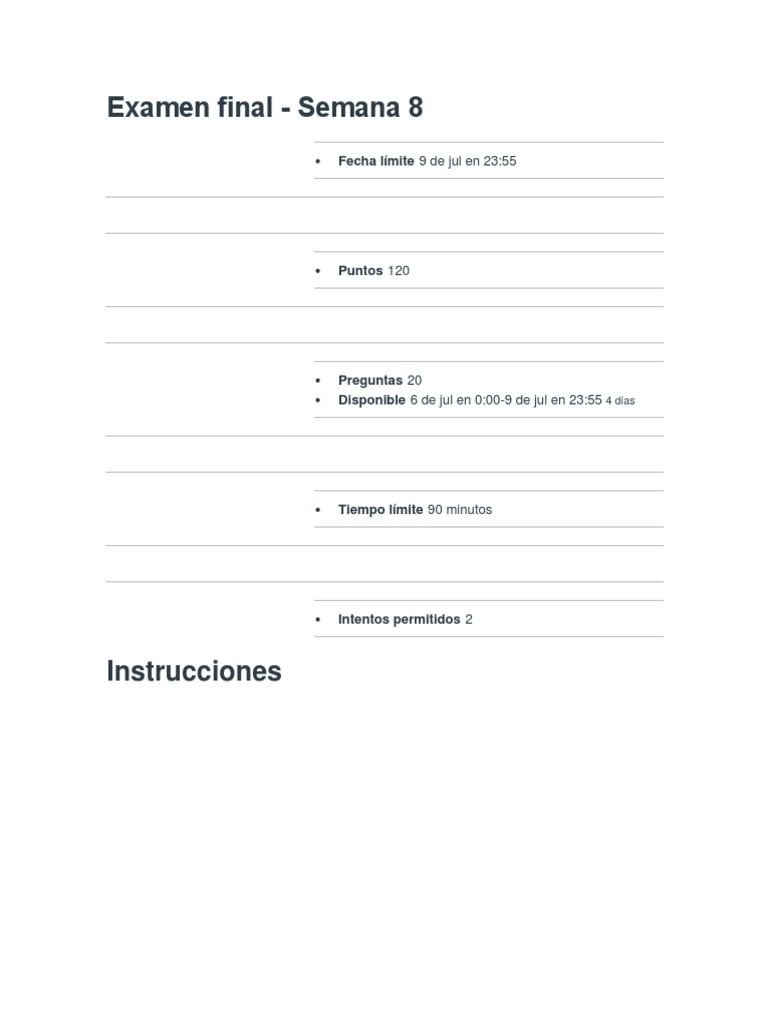 Examen Final Fundamentos De La Psicologia Pdf Las Emociones Sicología 6939