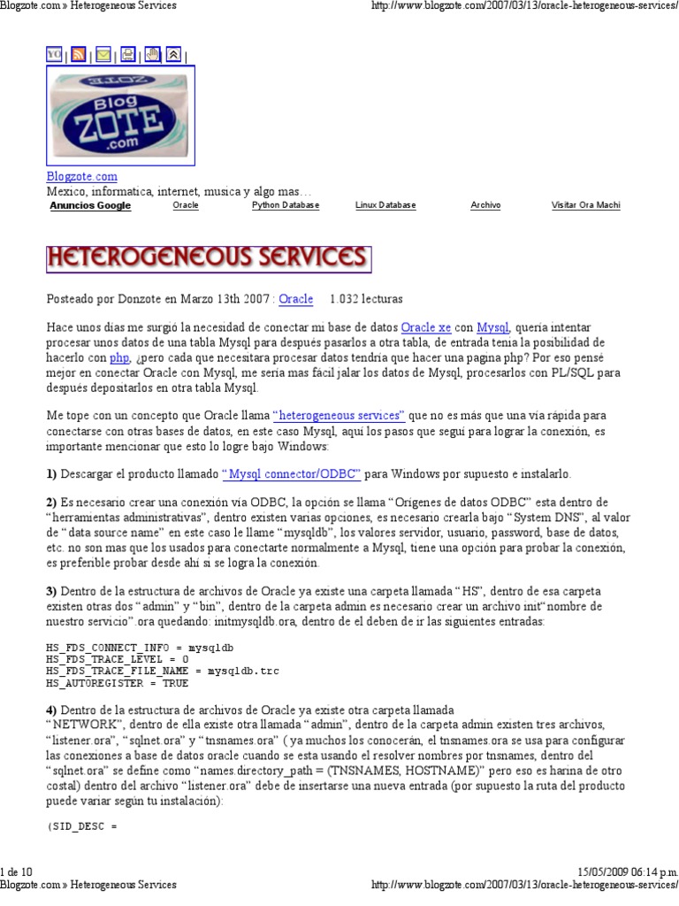 Heterogeneous Service | PDF | Mi sql | Php
