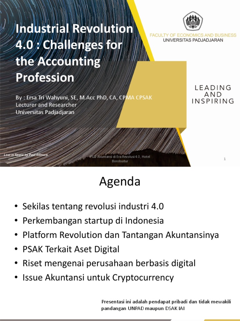 Accounting Challenges in the Era of the Fourth Industrial Revolution ...