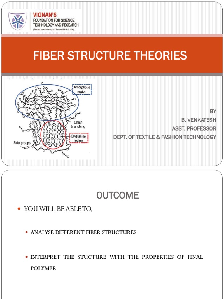 Fiber Structure Theories | PDF | Polymers | Fibers