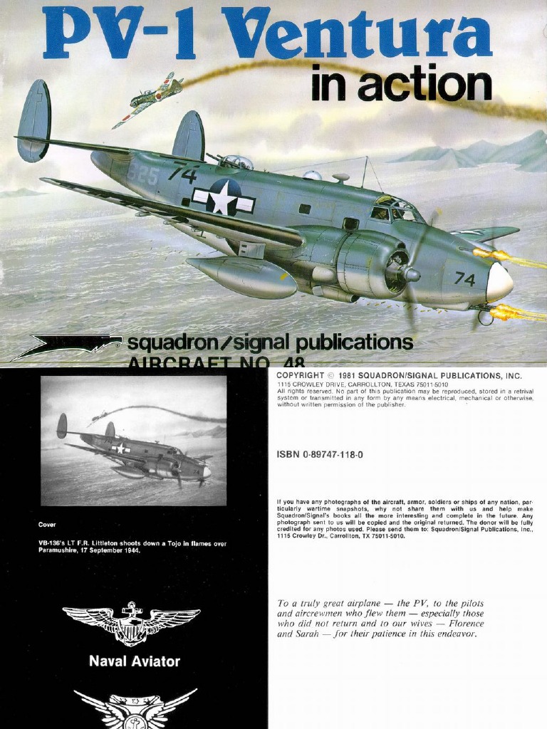 Squadron Signal - Aircraft - in Action - 1048 - Lockheed PV1 Ventura | PDF