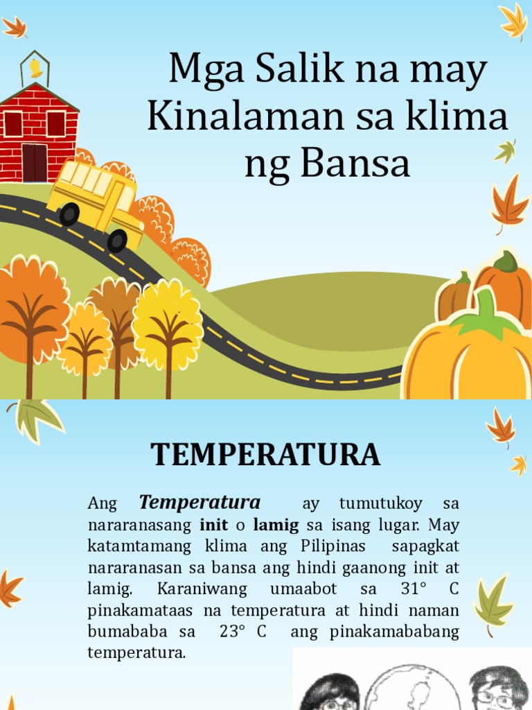 Mga Salik Na May Kinalaman Sa Klima NG | PDF