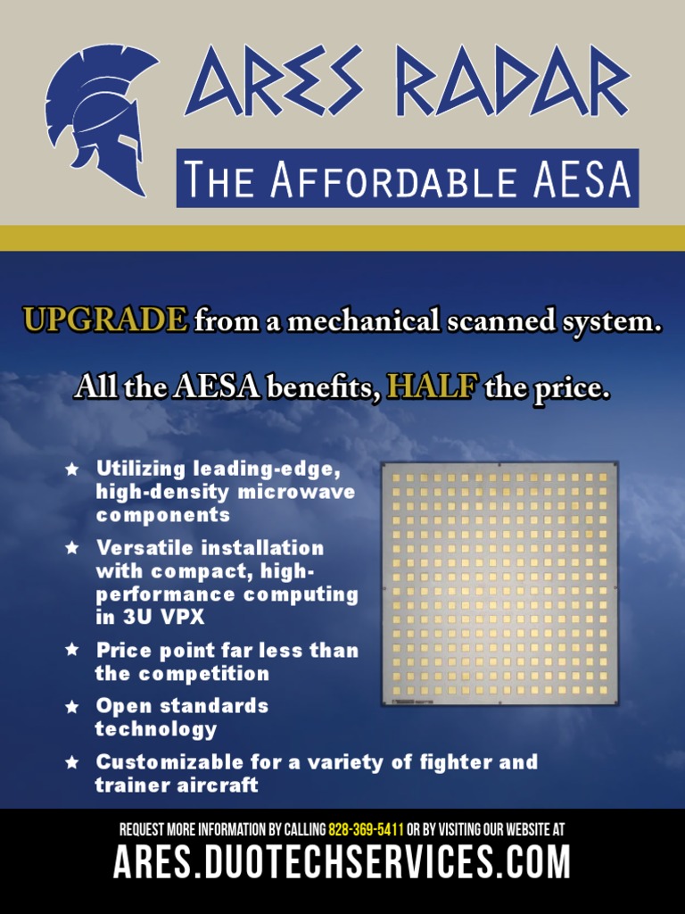 Ares Affordable Aesa Radar Flyer | PDF | Radar | Wireless