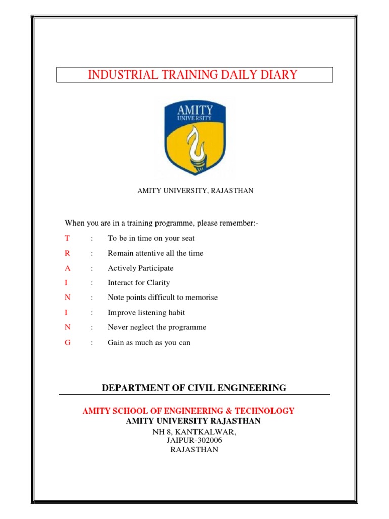 Training Daily Report | PDF