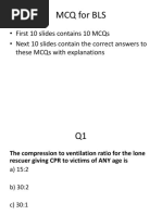 Basic Life Support: Practice Test Questions | PDF | Cardiopulmonary ...