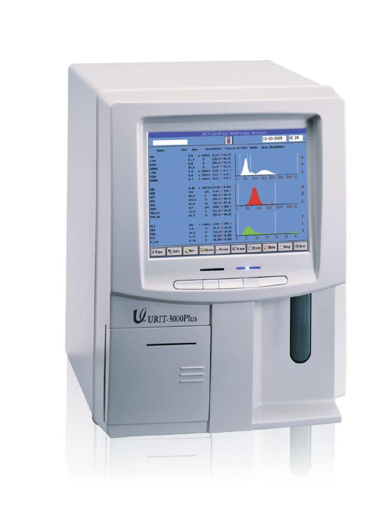 Hematology Analyser URIT 3000 Plus | PDF