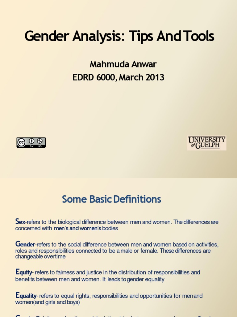 Empowering Gender Analysis: A Comprehensive Guide to Understanding ...