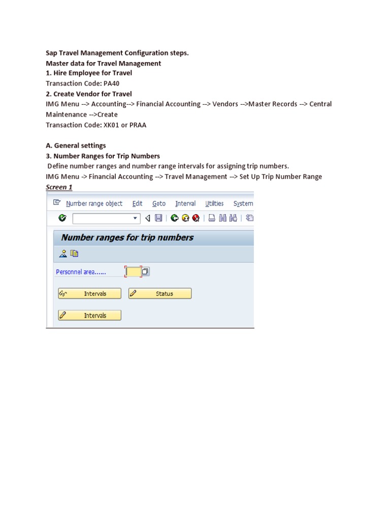 SAP Travel Management Configuration Guide | PDF | Per Diem | Computing
