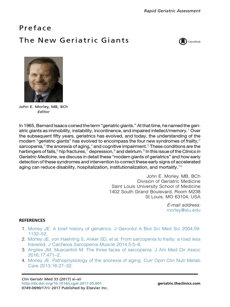 Preface Thenewgeriatricgiants: Rapid Geriatric Assessment | Download ...