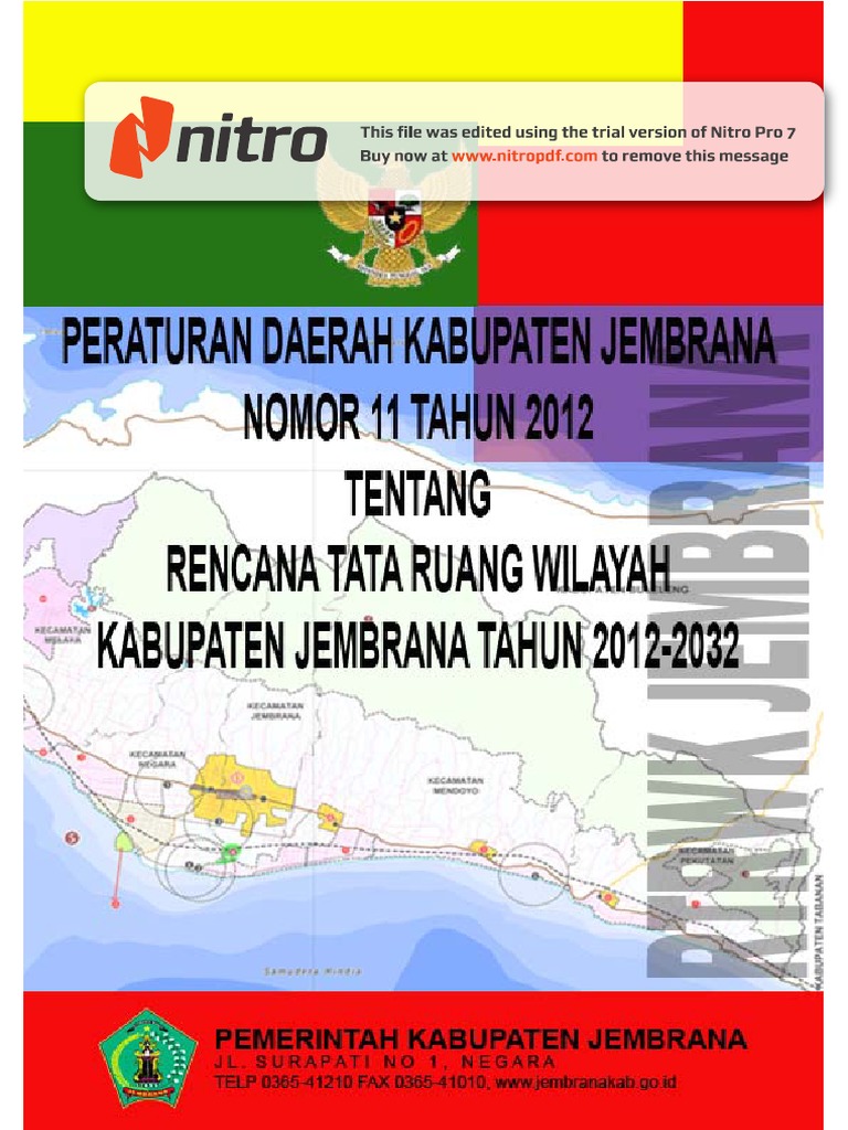 Perda 11 Tahun 2012 RTRW | PDF