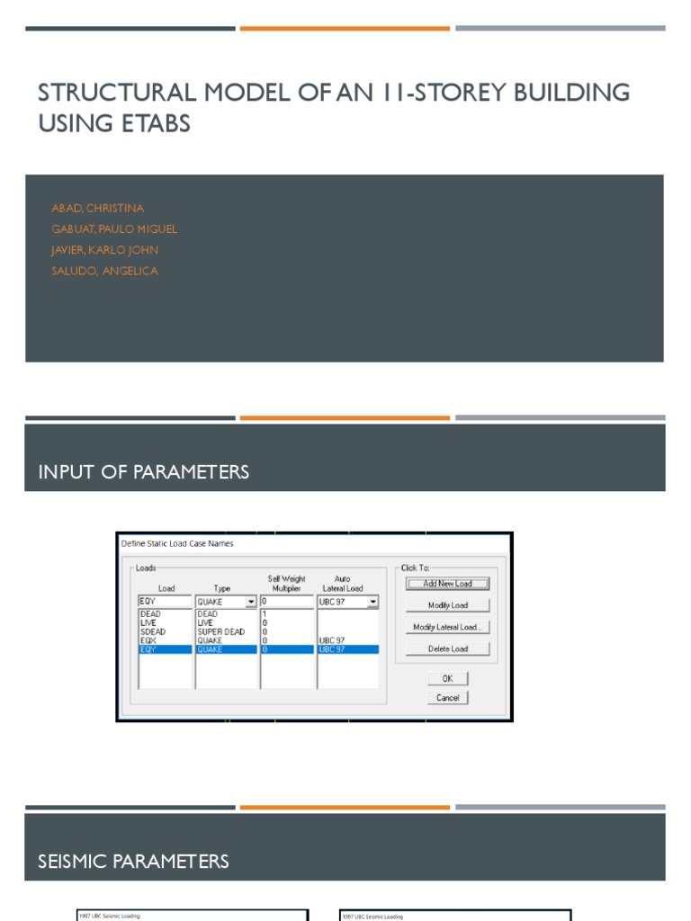 Etabs Group Structural Modelling | PDF