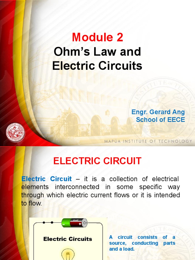 Ohm's Law and Circuit Analysis Module | PDF | Series And Parallel ...