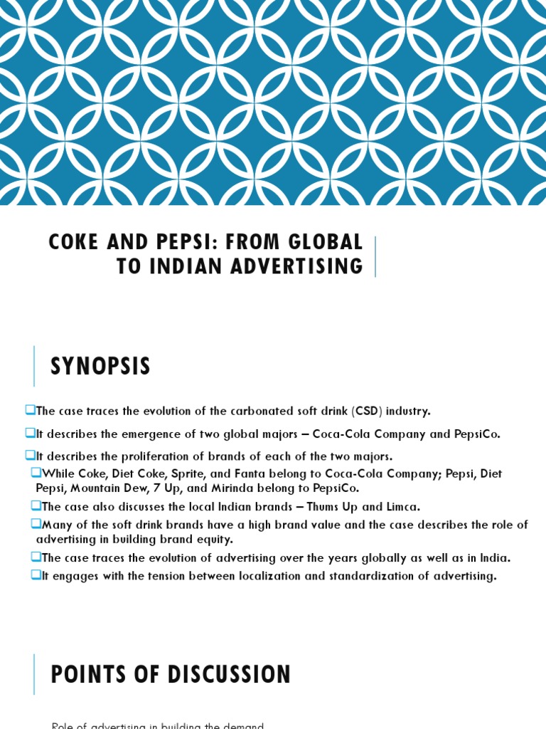 CSD Advertising Strategies: Coke vs. Pepsi | PDF | Pepsi | Brand