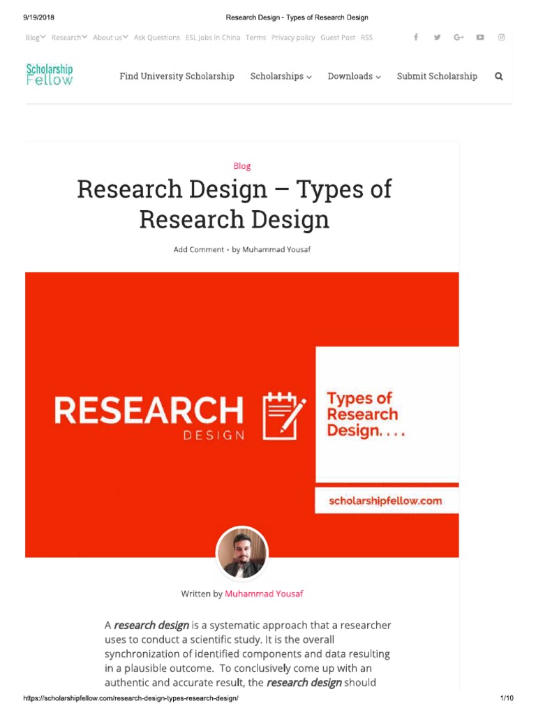 Types of Research Design PDF | PDF