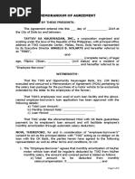 (Kasunduan NG Pag-Utang) : Loan Agreement | PDF | Collateral (Finance ...