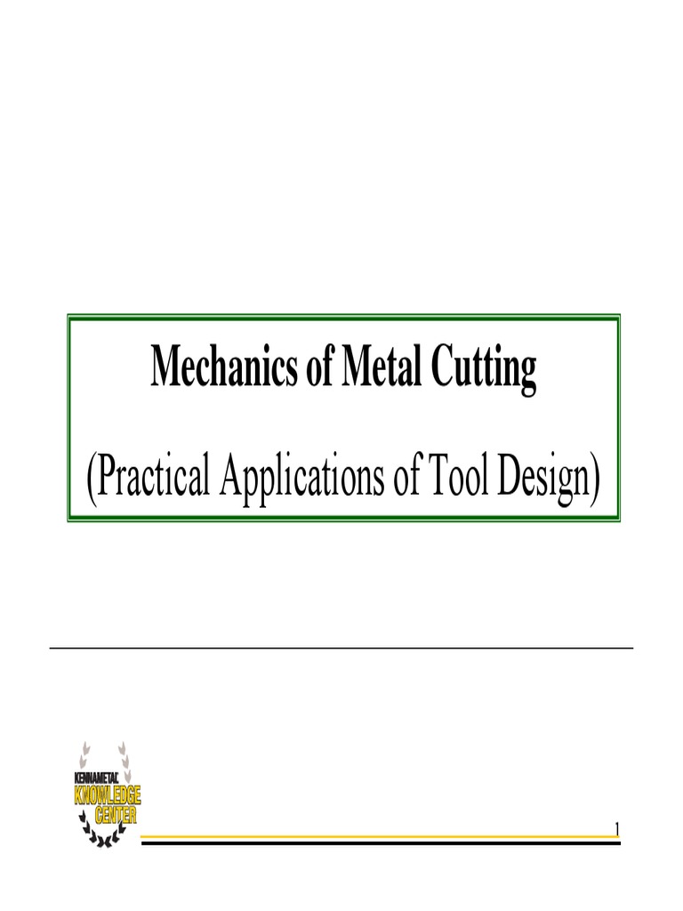 Mechanics of Machining | PDF | Machining | Angle
