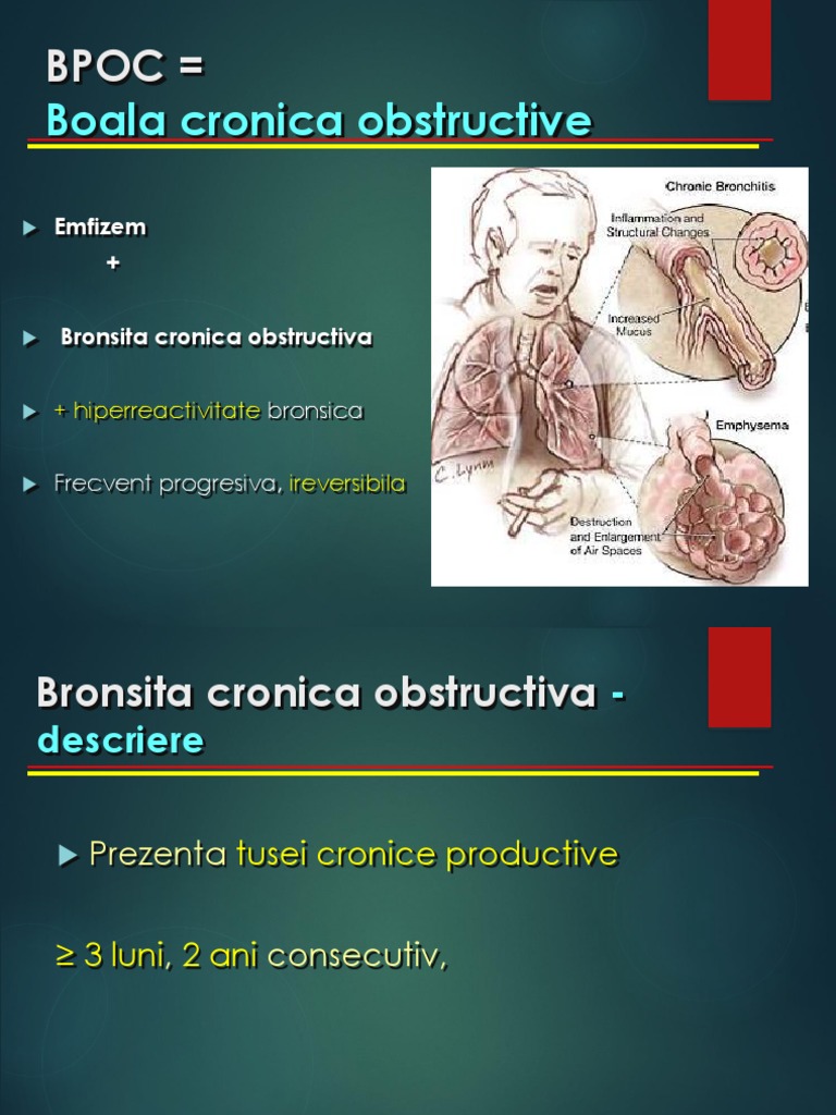 Boala Cronica Obstructive: Bpoc | PDF | Rtt | Pulmonology