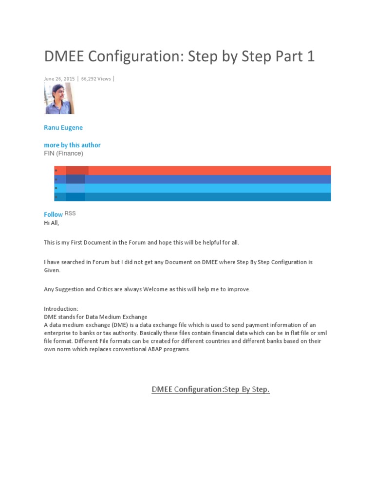 DMEE Configuration in Detail | PDF | File Format | Screenshot