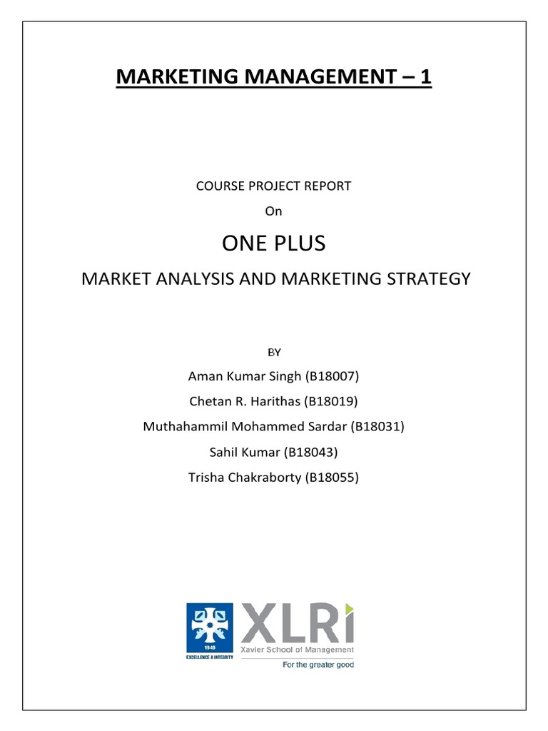 OnePlus Market Analysis and Strategy | PDF | Smartphone | Mobile Phones