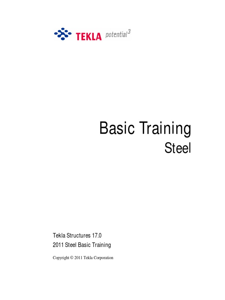 Tekla Structures v17 Basic Training Manual Steel PDF | PDF | Menu (Computing) | Icon (Computing)