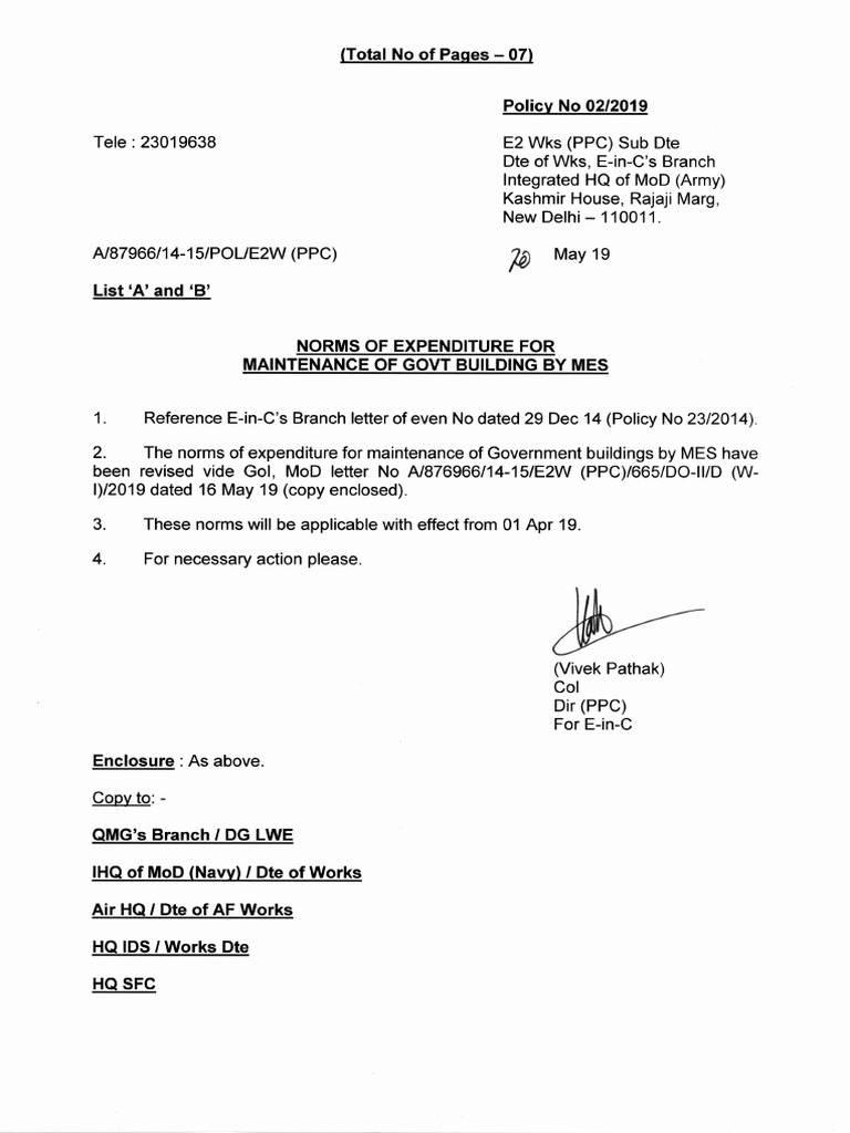 Plinth Area Rates PDF | PDF | Defense Policy | Military
