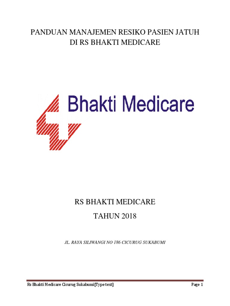 Panduan Manajemen Risiko Jatuh RS Bhakti | PDF | Pengembangan Diri