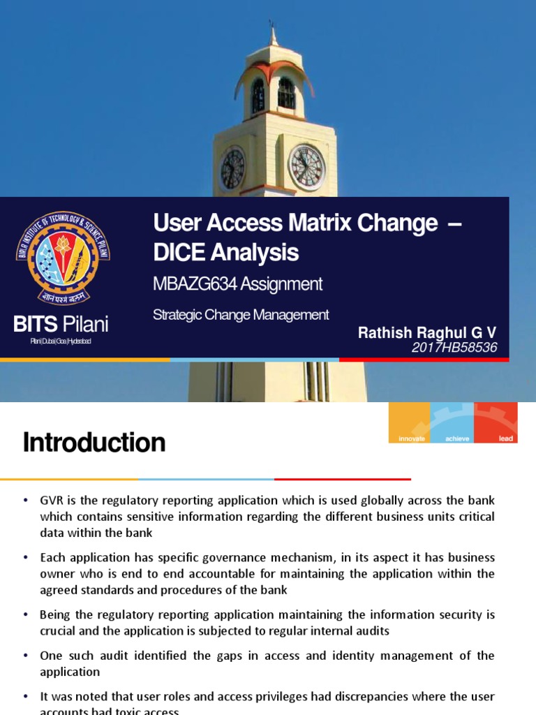 DICE Analysis Document | PDF | Information Security | Audit