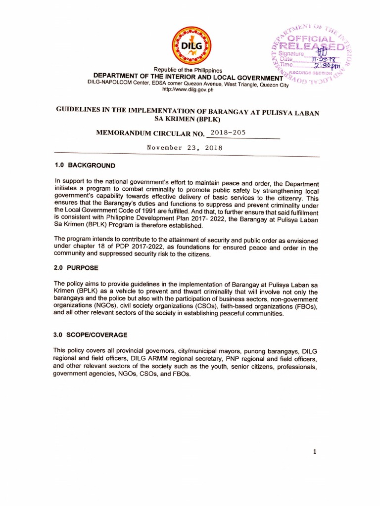 Bpoc Monitoring Form | PDF