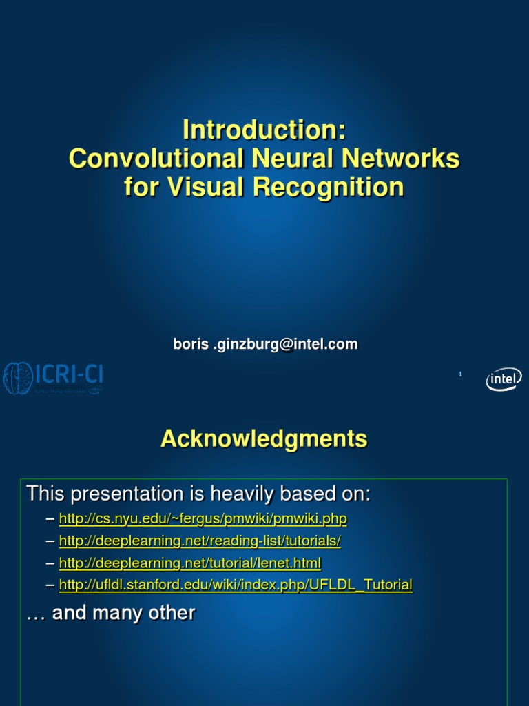 Convolutional Neural Networks For Visual Recognition | PDF | Deep ...